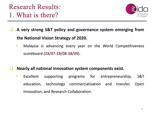 Malaysian research and _innovation_support_system_study-brief | PPT