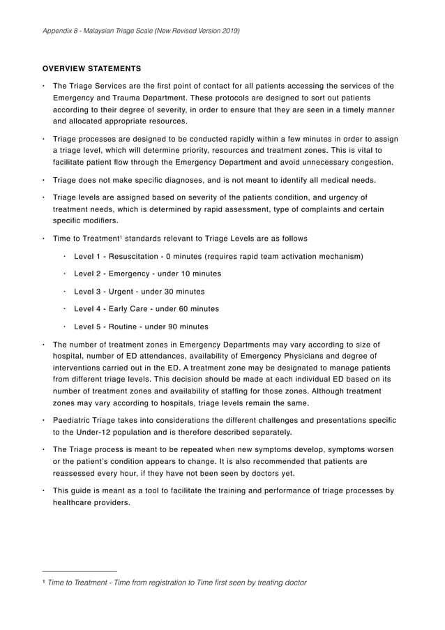 Malaysian Triage Scale New Revised 2019-1.pdf | First Aid | Injuries