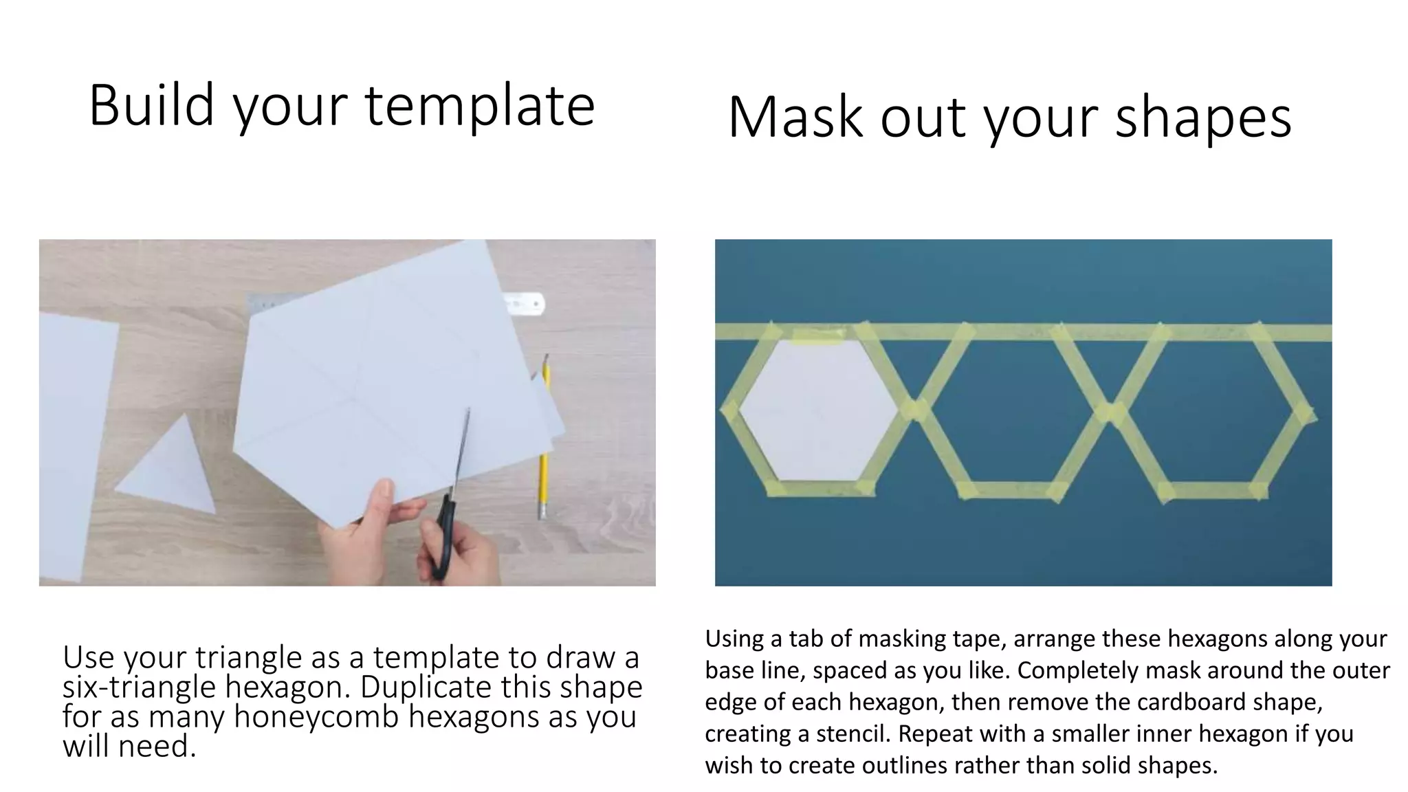 How to paint honeycomb design on your walls | PPT