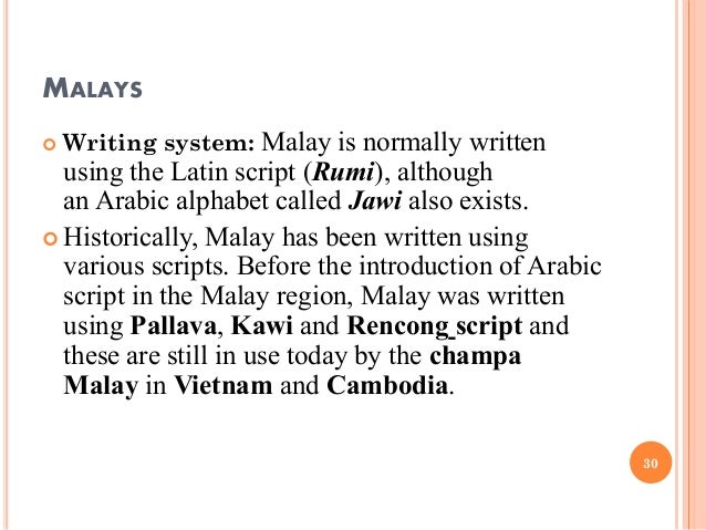 Malay Writing