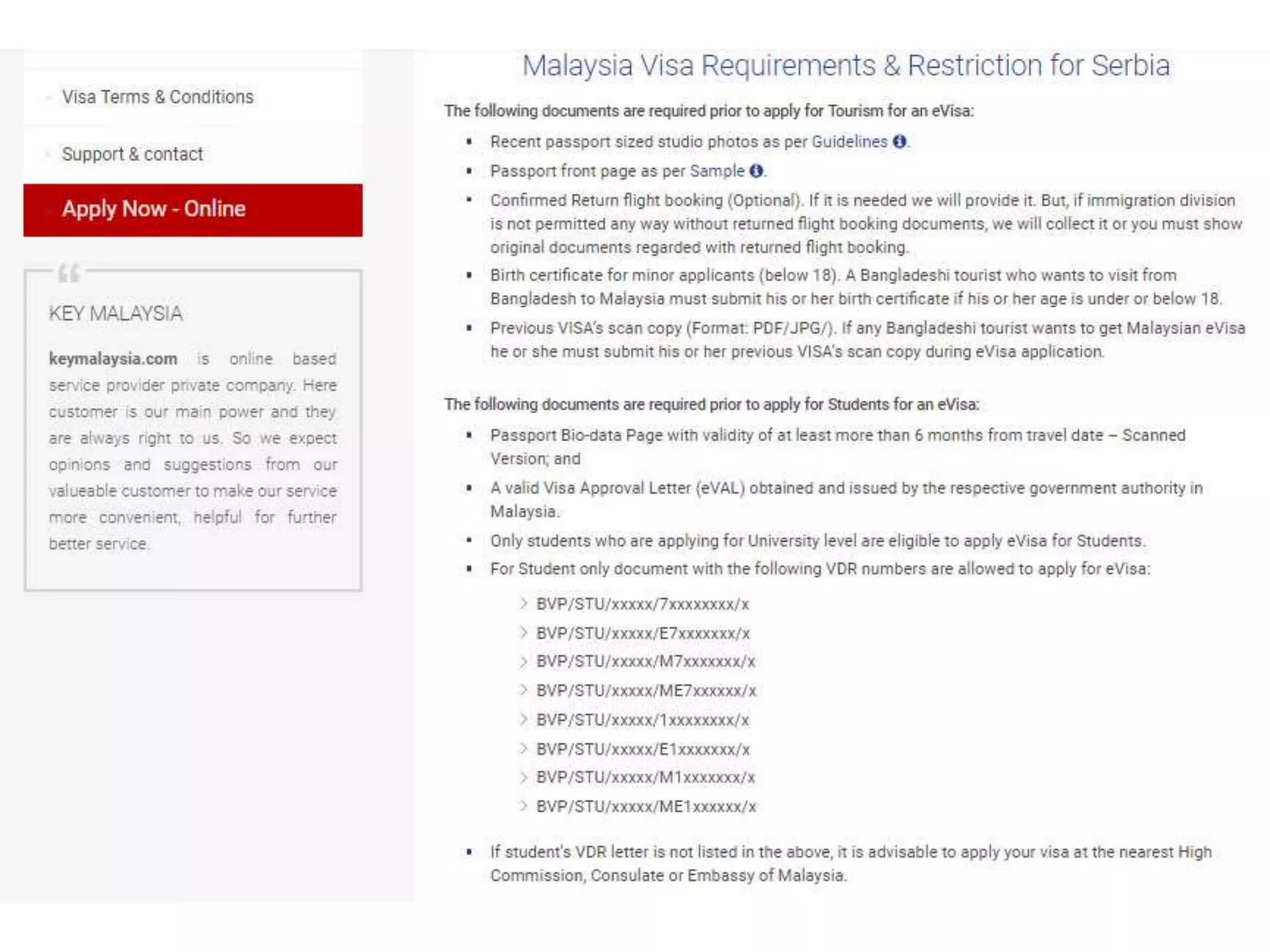 Malaysia visa from Serbia | PPTX