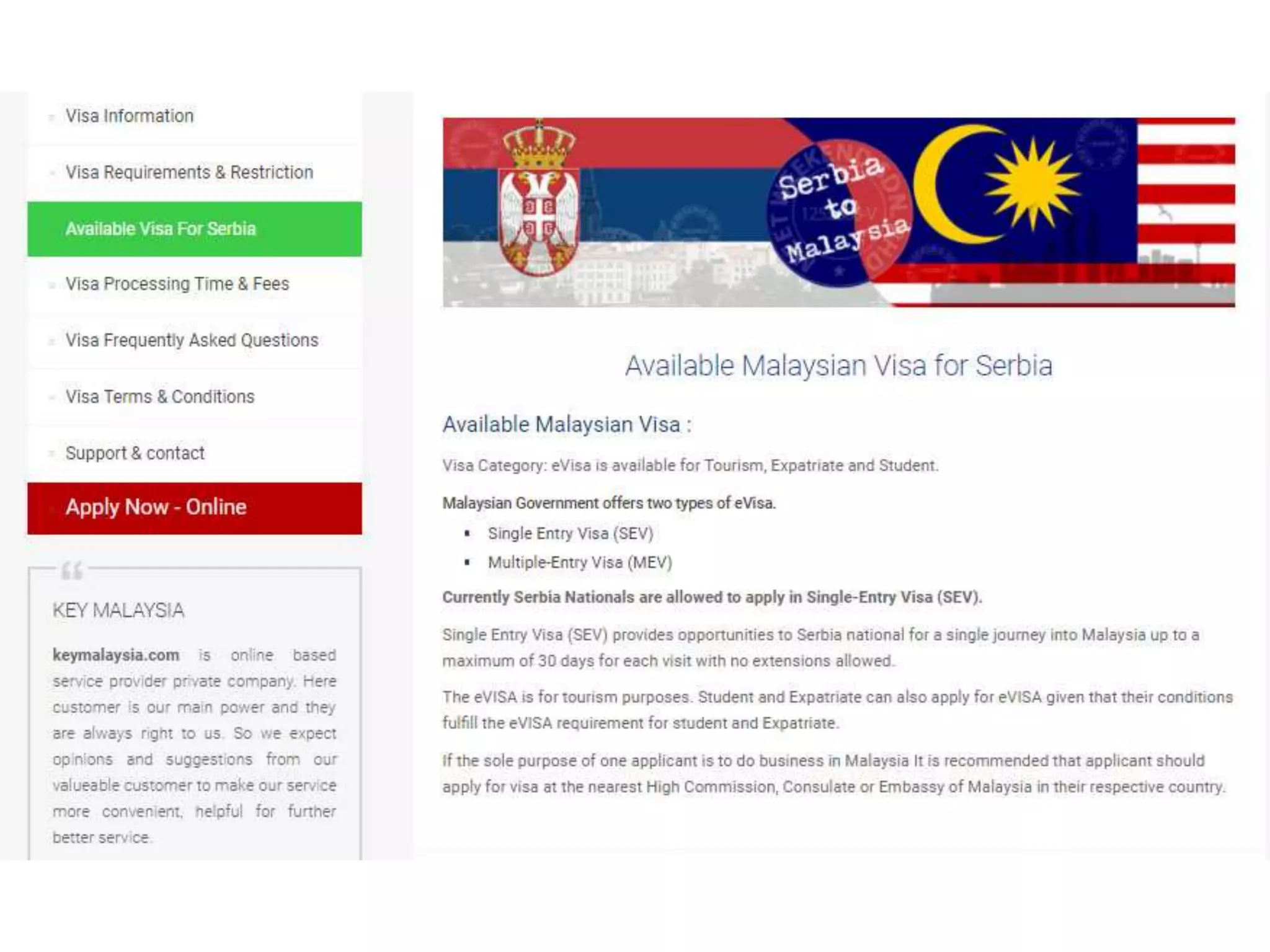 Malaysia visa from Serbia | PPTX