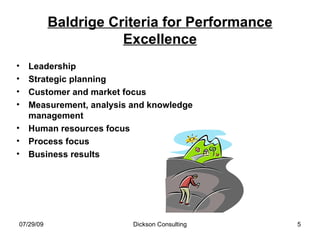 Malcolm Baldrige Criteria | PPT