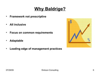Malcolm Baldrige Criteria | PPT