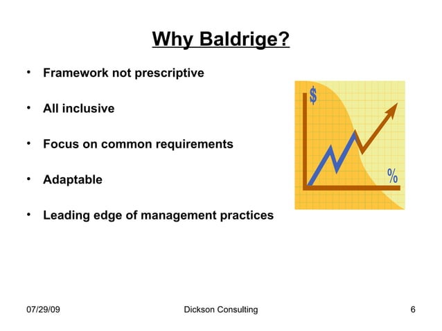 Malcolm Baldrige Criteria | PPT