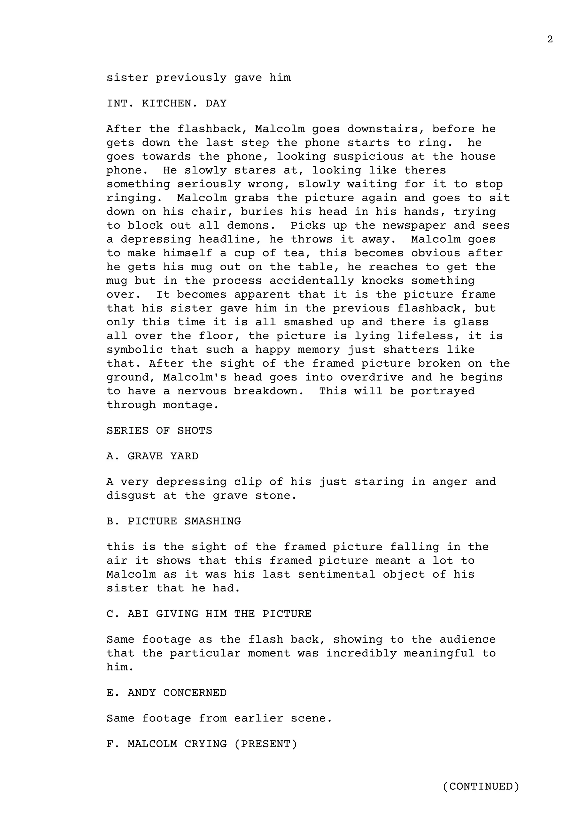 Malcolm 5th draft | PDF