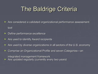 Malcolm baldrige | PPT