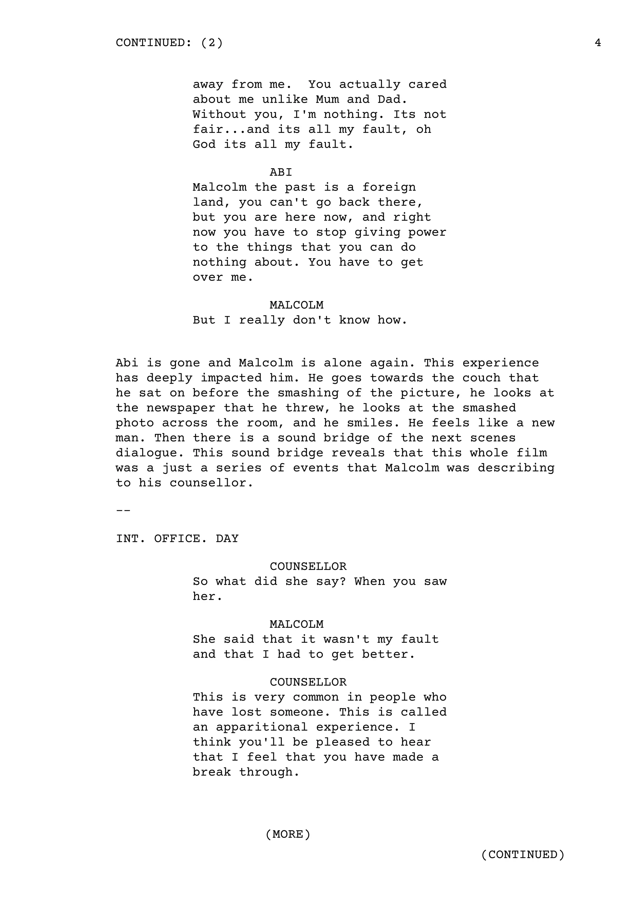 Malcolm final draft | PDF