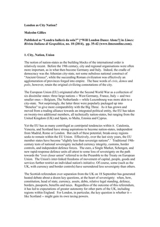 Malcolm Gillies | DOC