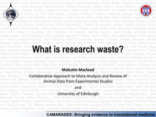 Malcolm Macleod: What is research waste? | PPTX