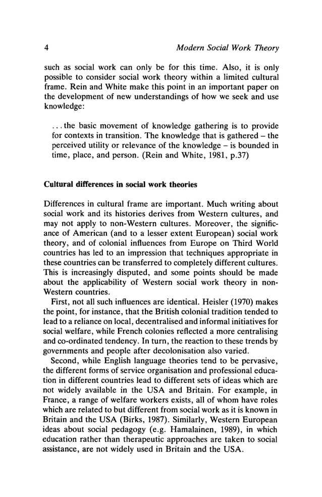 Modern Social Work Theory 1st Edition - Malcolm Payne | PDF