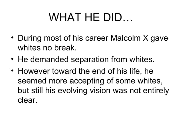 Malcolm X | PPT