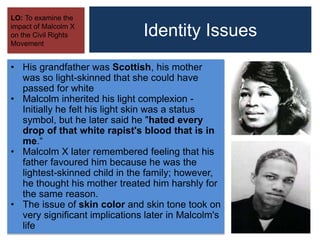 Malcolm X Role in the Civil Rights Movement | PPTX