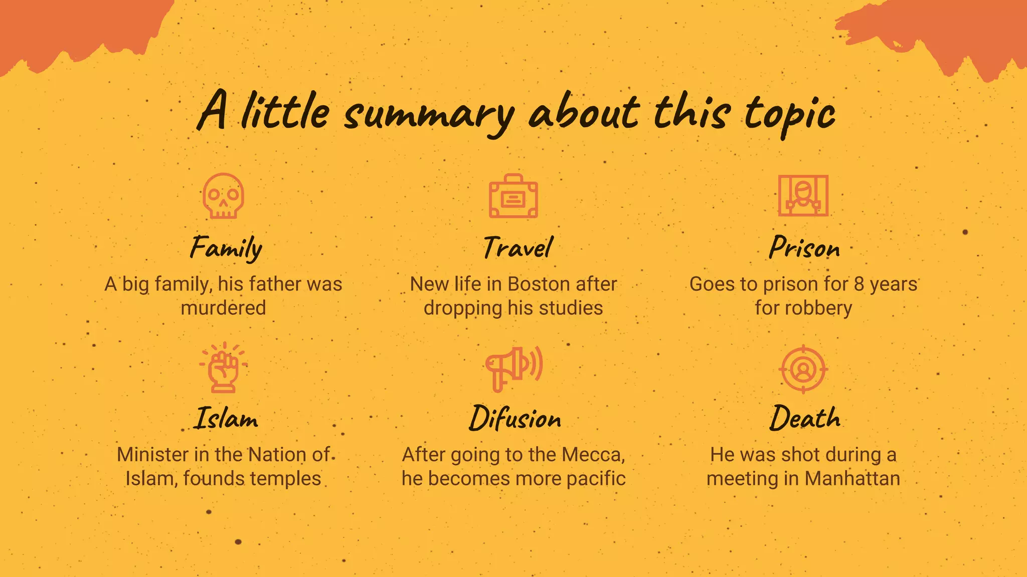 Malcolm X Biography by Slidesgo.pptx