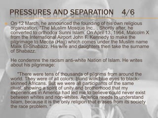 Malcolm x homework_yasin-battal | PPT