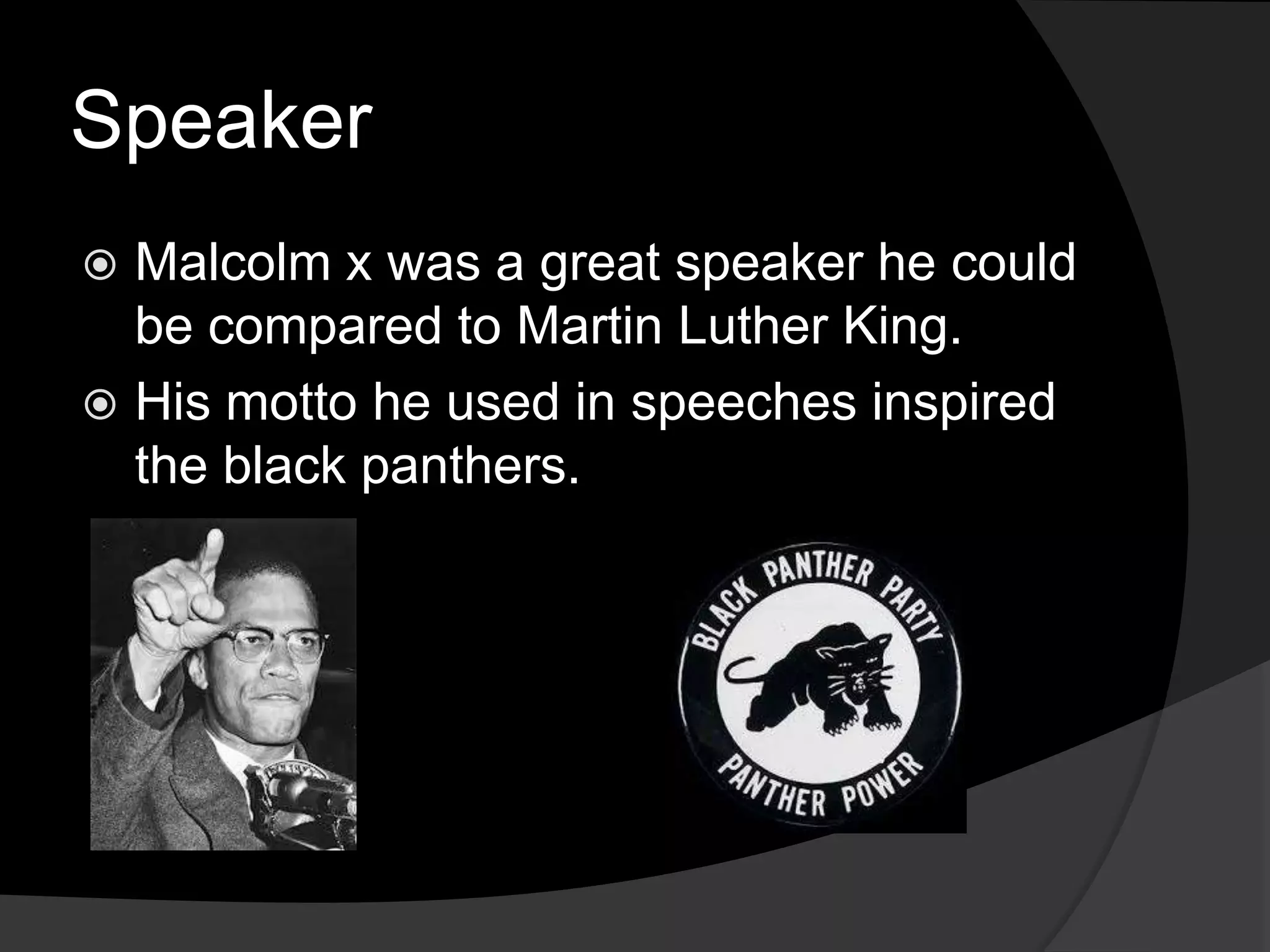Malcolm x presentation | PPTX