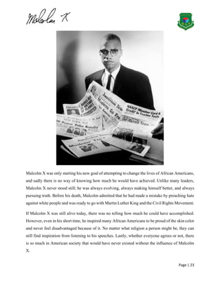 Malcolm X | PDF