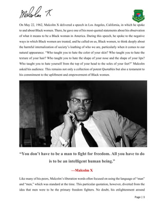 Malcolm X | PDF | Islam | Religion & Spirituality