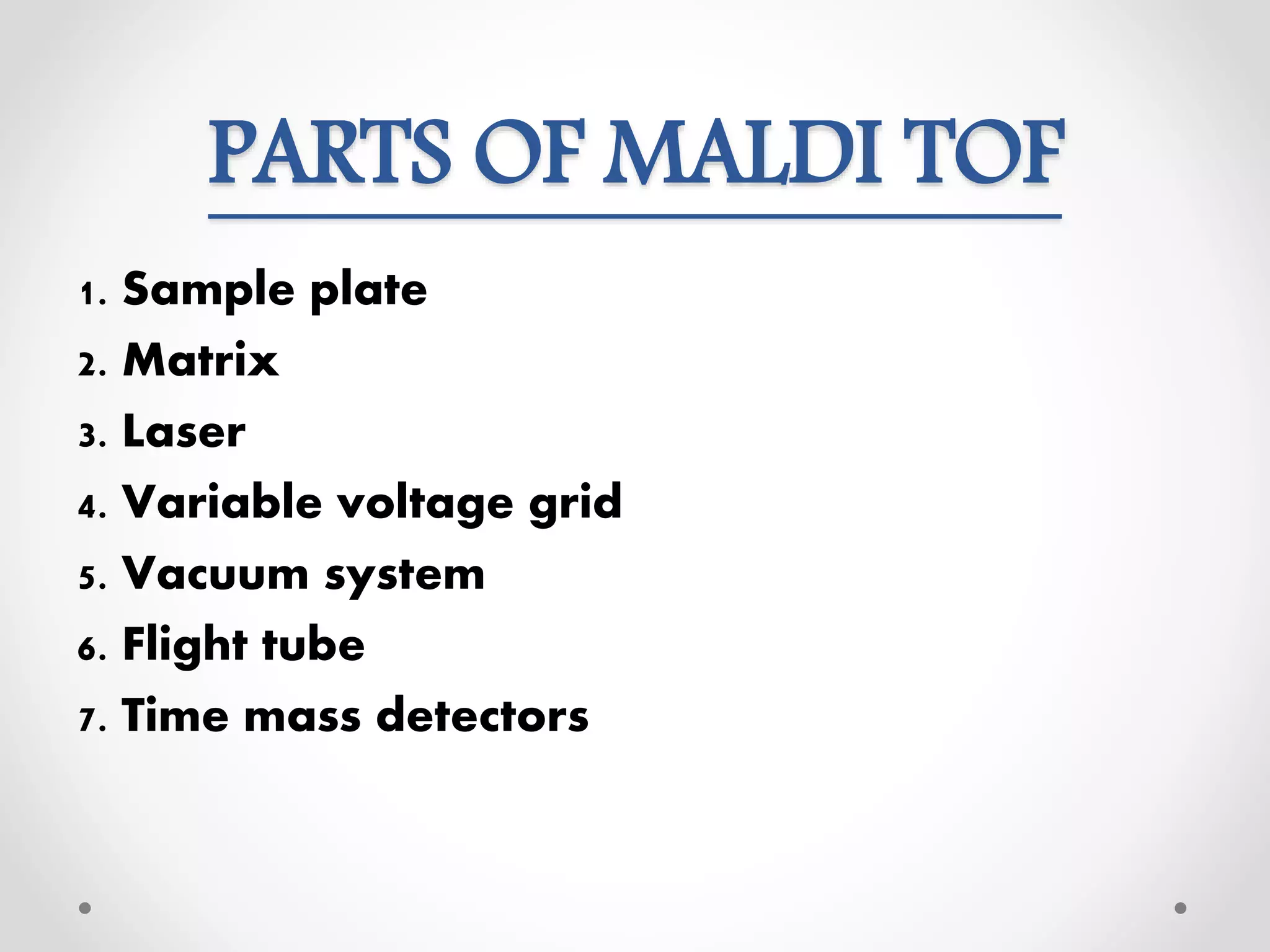 Maldi tof | PPTX