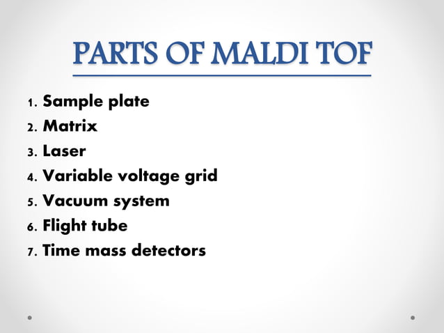 Maldi tof | PPT