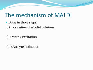 Maldi tof | PPTX