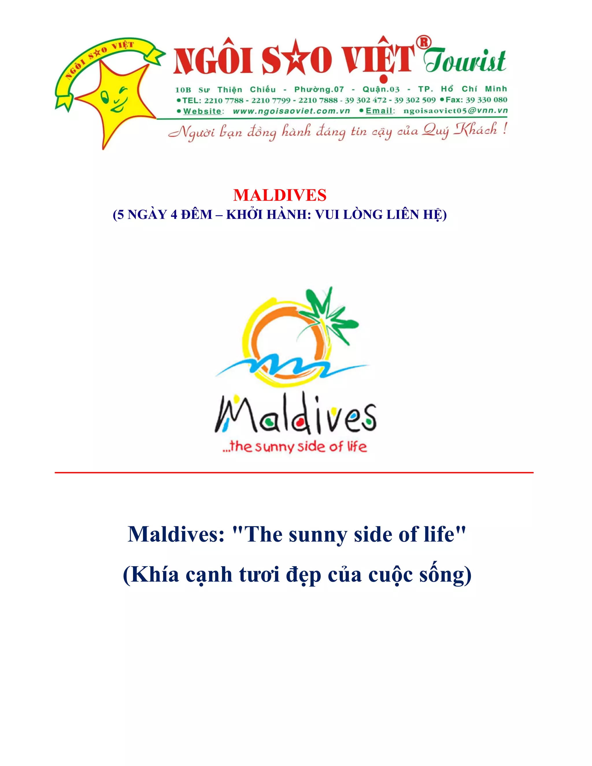 TOUR MALDIVES | PDF