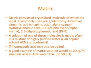 Maldi tof ppt adnya | PPTX
