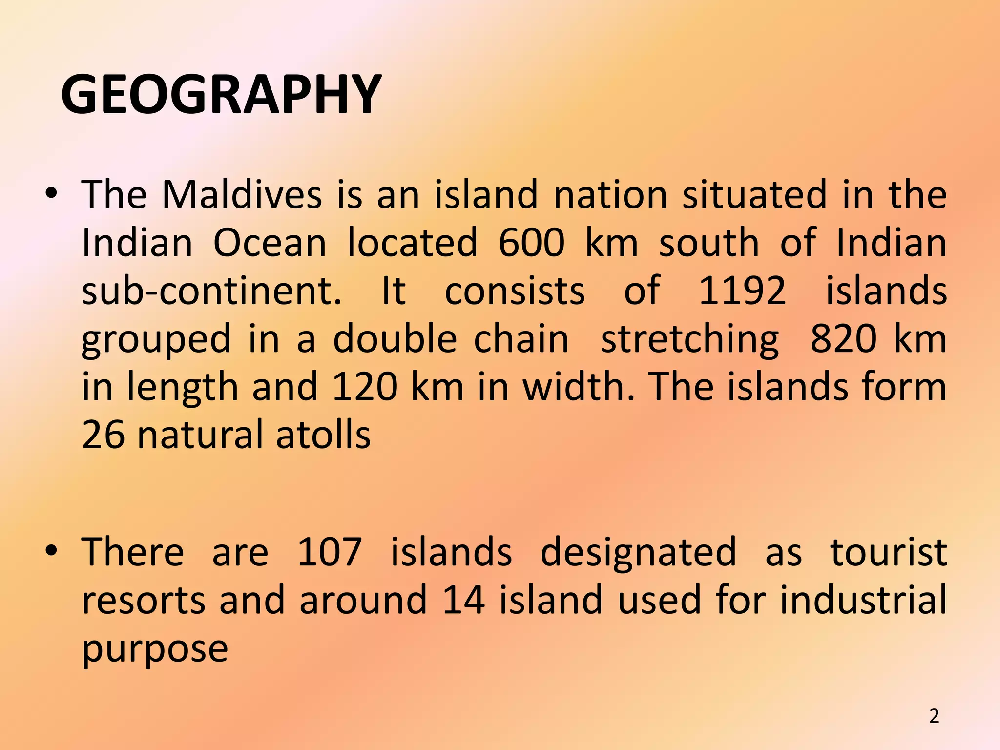 Maldives | PPTX