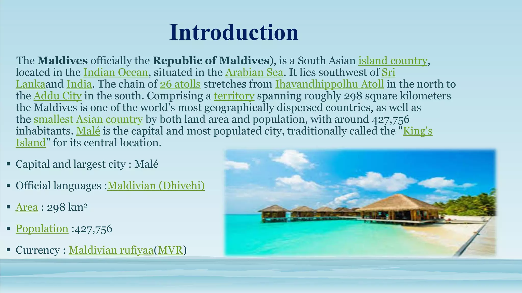 Maldives | PPTX