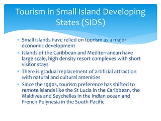 Tourism in small island states - The Maldives | PPTX