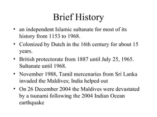 Maldives | PPT