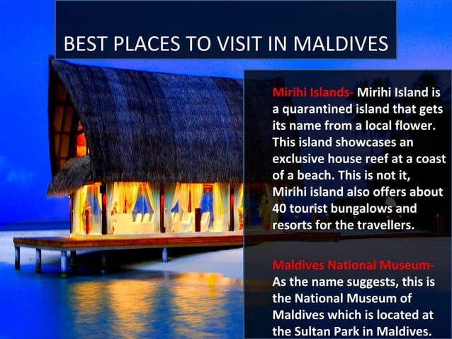 Maldives Tourism | PPT