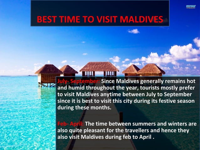 Maldives Tourism | PPT