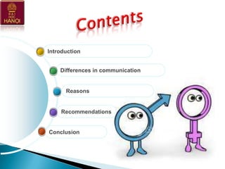 Male Vs Female Communication Differences