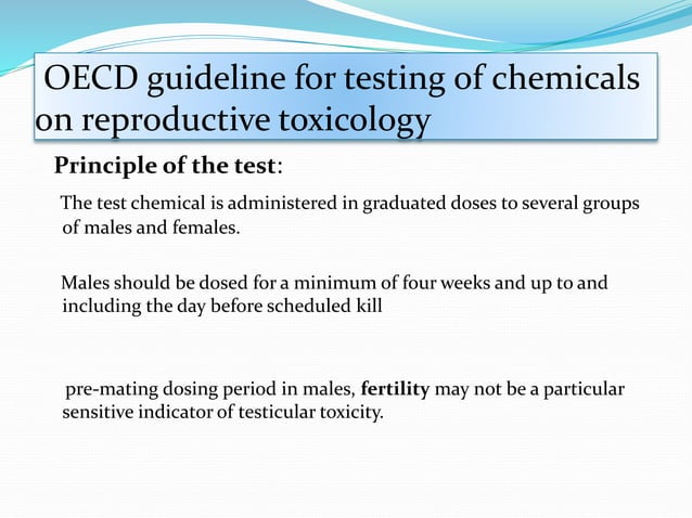 Male and female reproductive toxicology | PPTX