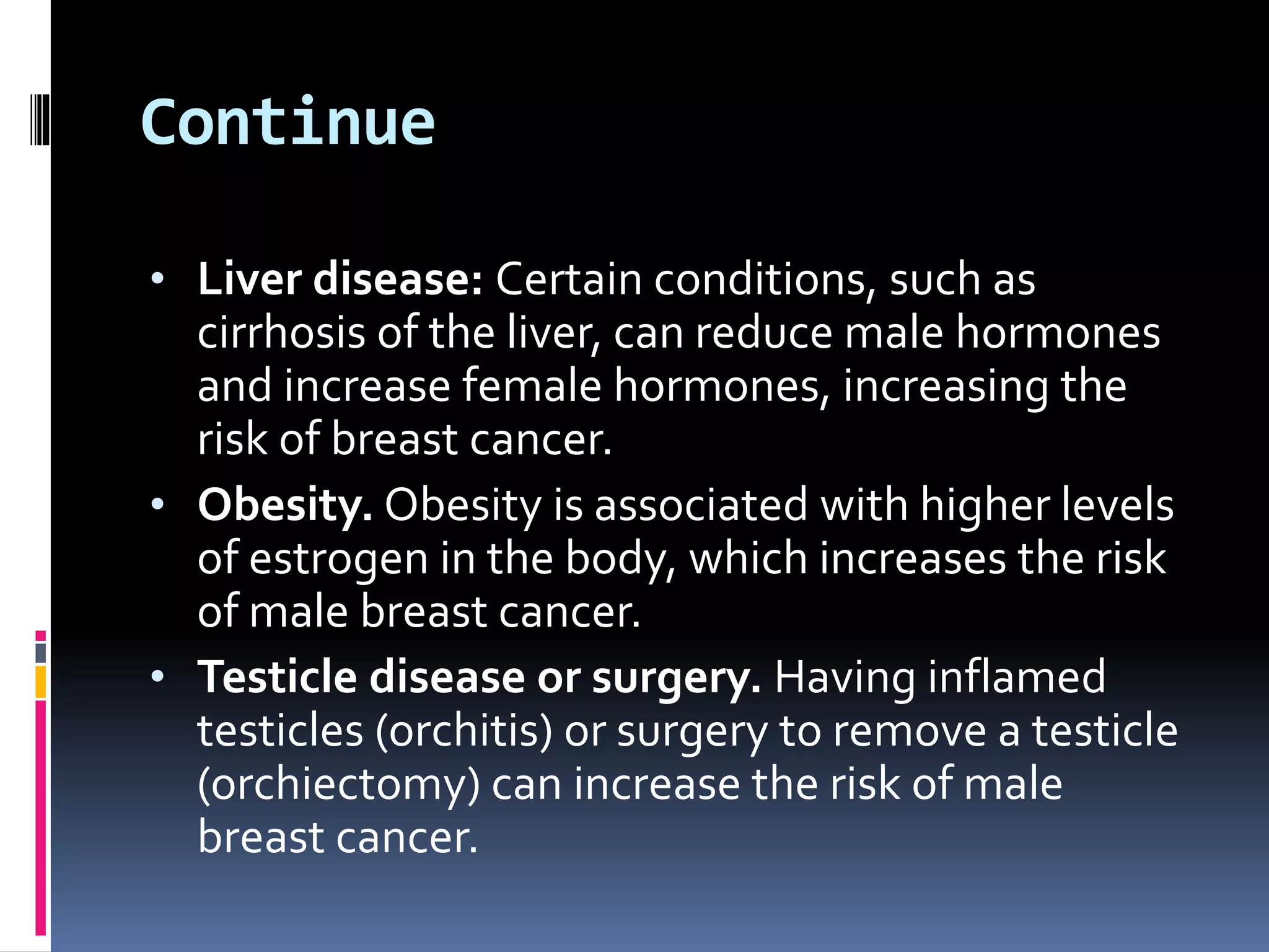 Male breast cancer | PPTX