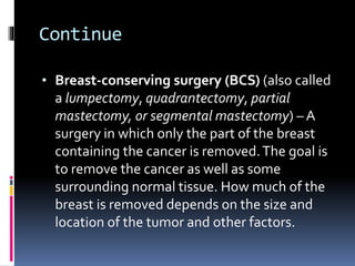 Male breast cancer | PPTX