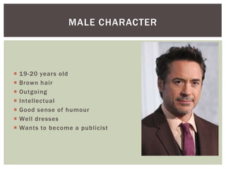Male character profile | PPTX