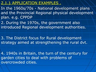 REGIONAL PLANNING | PPT