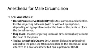 Male Circumcision perioperative nurse roles | PPTX