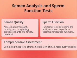 MALE INFERTILITY FACTOR PRESENATTION PPT | PPT