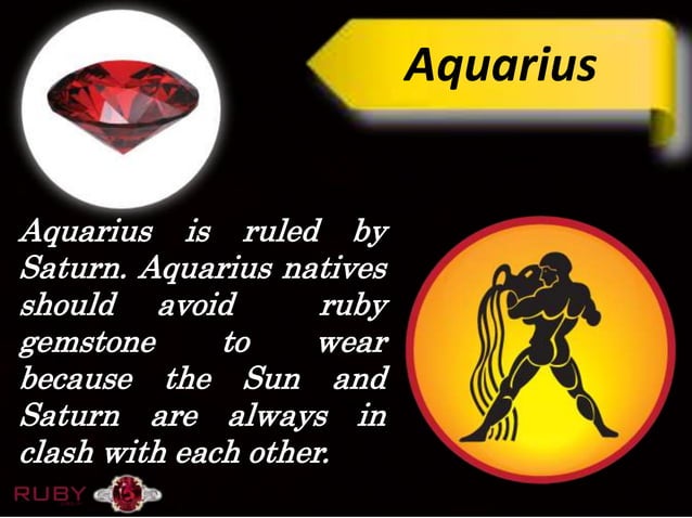 Malefic and positive effects of ruby gemstones on all zodiac signs | PPT