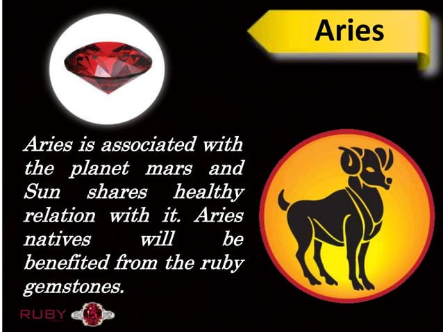 Malefic and positive effects of ruby gemstones on all zodiac signs | PPT