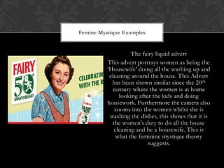 Male Gaze And Feminine Mystique Theory | PPTX