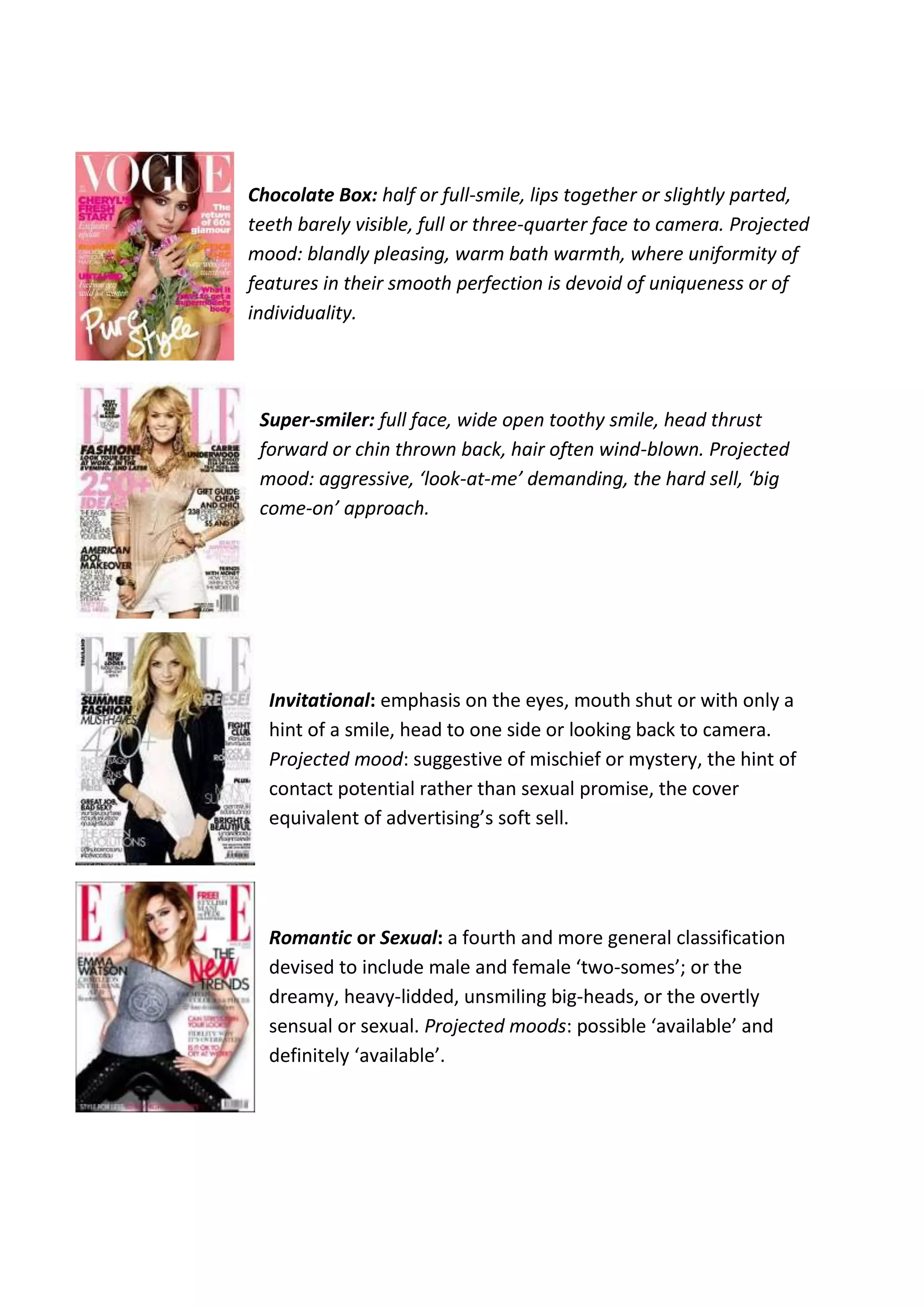 Male gaze examples. Women - Morjorie Ferguson | DOCX