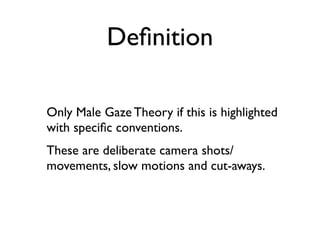 Male Gaze Theory WBS Group 3 A2 Media | PDF