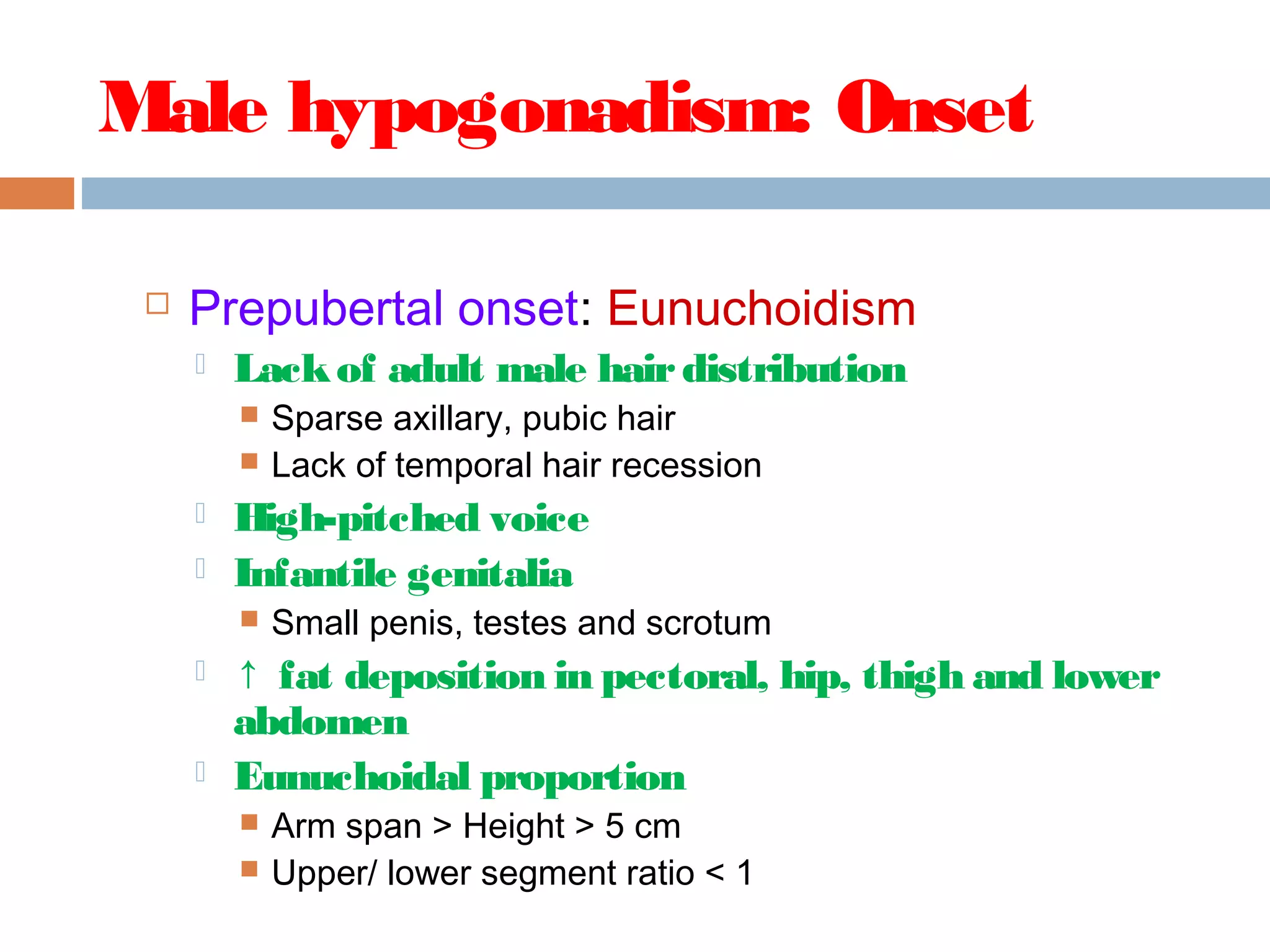 Male hypogonadism | PPT