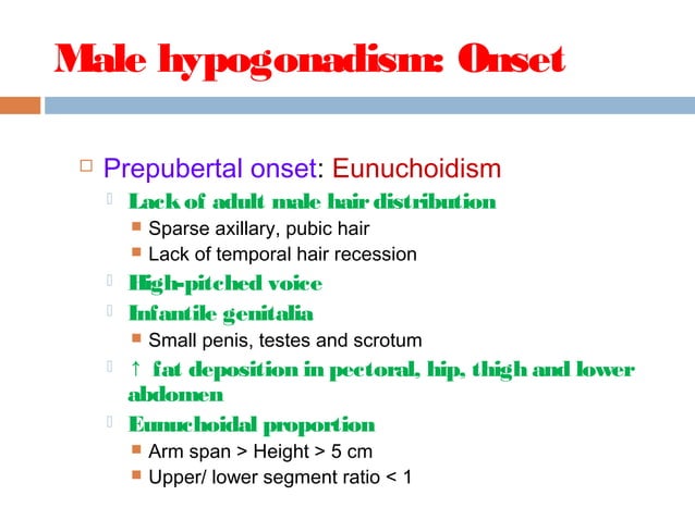 Male hypogonadism | PPT