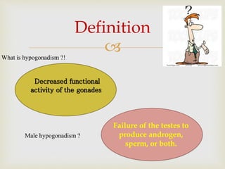 Male hypogonadism | PPTX