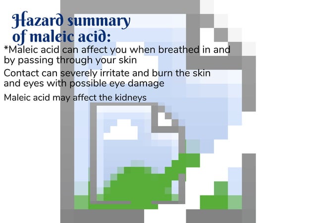 Maleic Acid. Properties synthesis spectral data | PPT